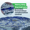 HVAC Duct Insulation Wrap | R8, 4' x 50' (200 Sq Ft) | EcoFoil